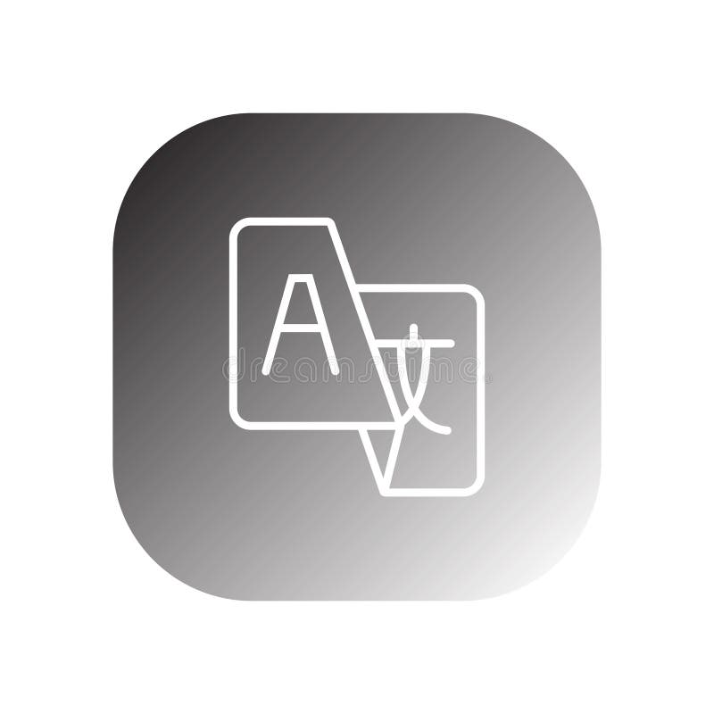 Language icon vector stock vector. Illustration of english - 304223427