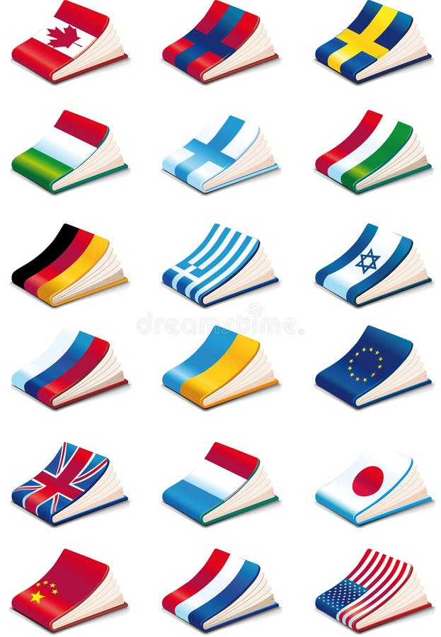 Language Icons stock vector. Illustration of english - 15689659