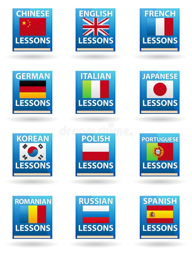 Language Icons stock vector. Illustration of germany - 18793413