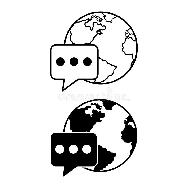 Language Icons. stock illustration. Illustration of translate - 381176852