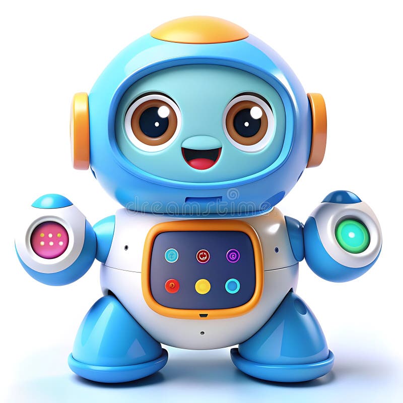 Language Learning Buddy is an AI-powered Toy Stock Illustration ...