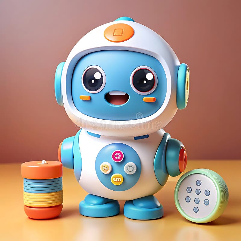 Language Learning Buddy is an AI-powered Toy Stock Illustration ...