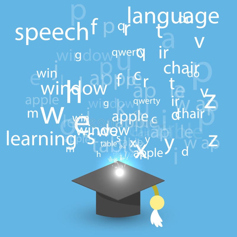 Language learning stock vector. Illustration of background - 49225762