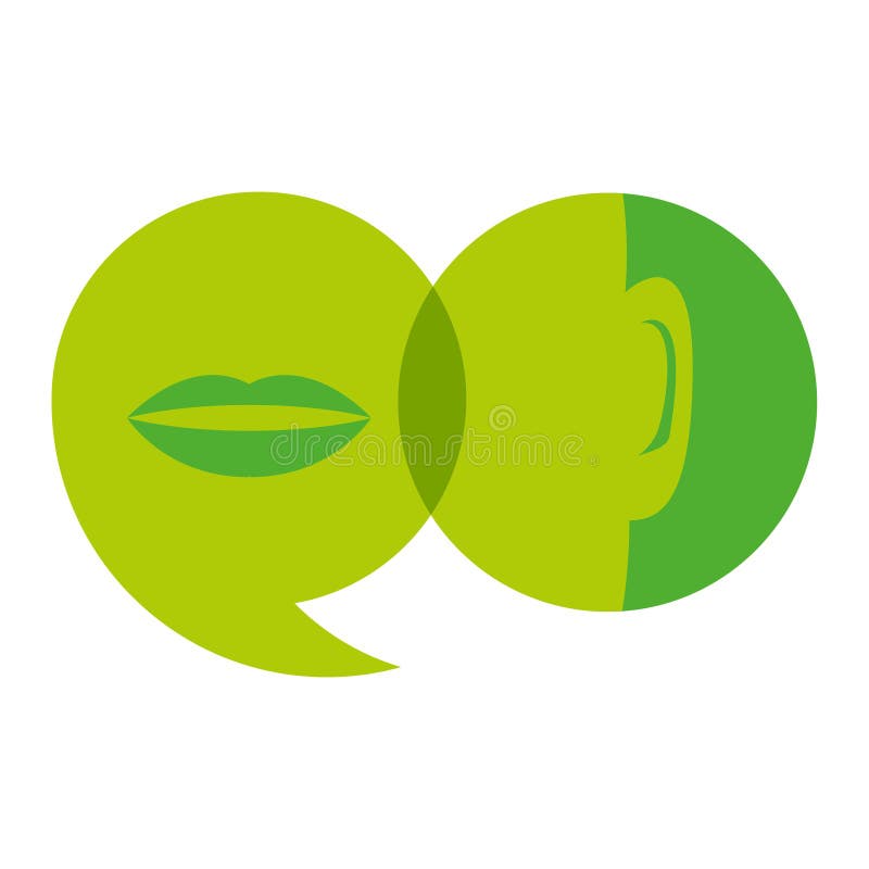 Logopaedia Logo with Mouth, Hand and Ear Stock Illustration ...