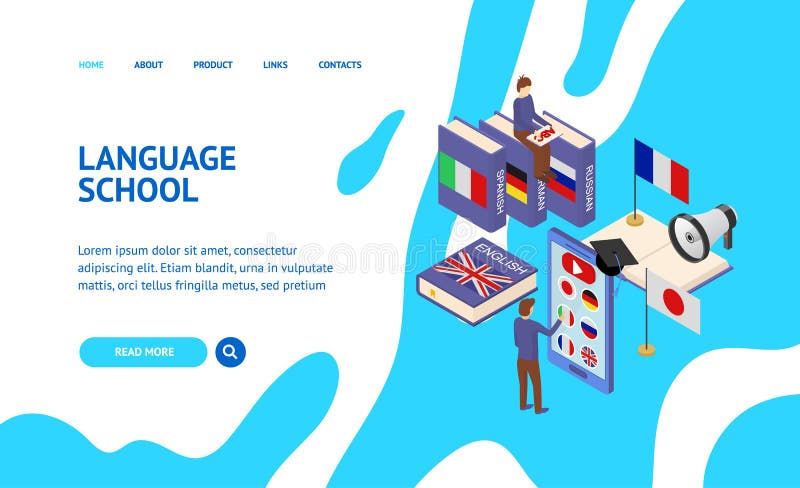 Library Infographics Banner Card. Vector Stock Vector - Illustration of ...