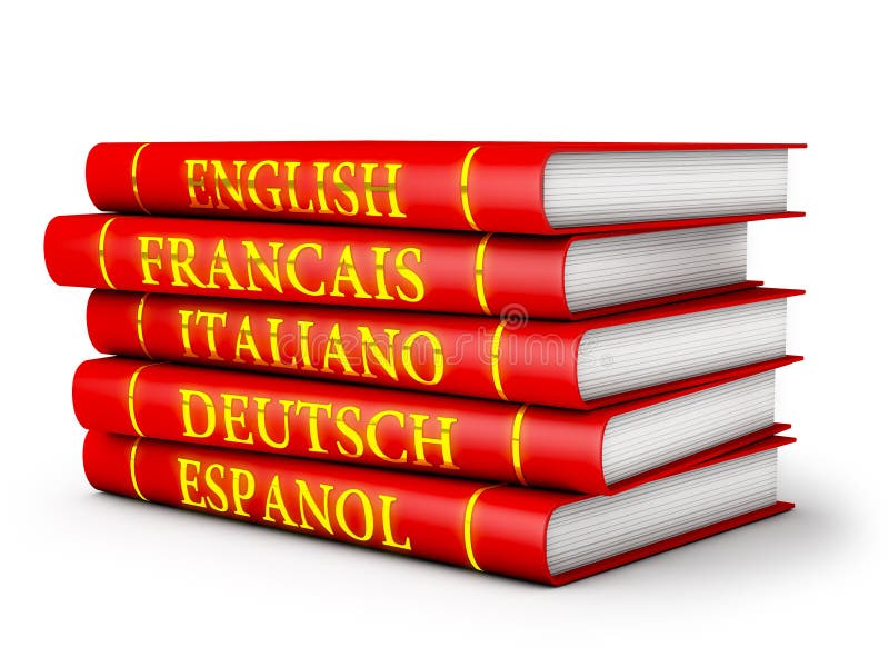 Foreign languages books. stock vector. Illustration of english - 14557972