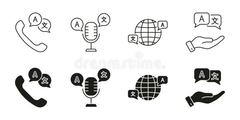 Interpretation Symbol Collection Stock Illustrations – 1,337 ...