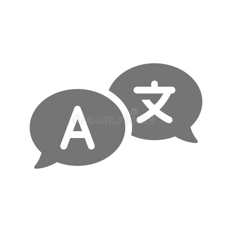 Language Translation Service on a Desktop Computer. Pixel Perfect Icon ...