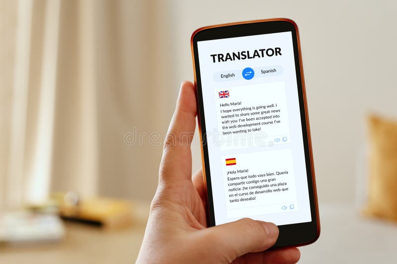Language Translator App Concept Stock Photo - Image of concept ...