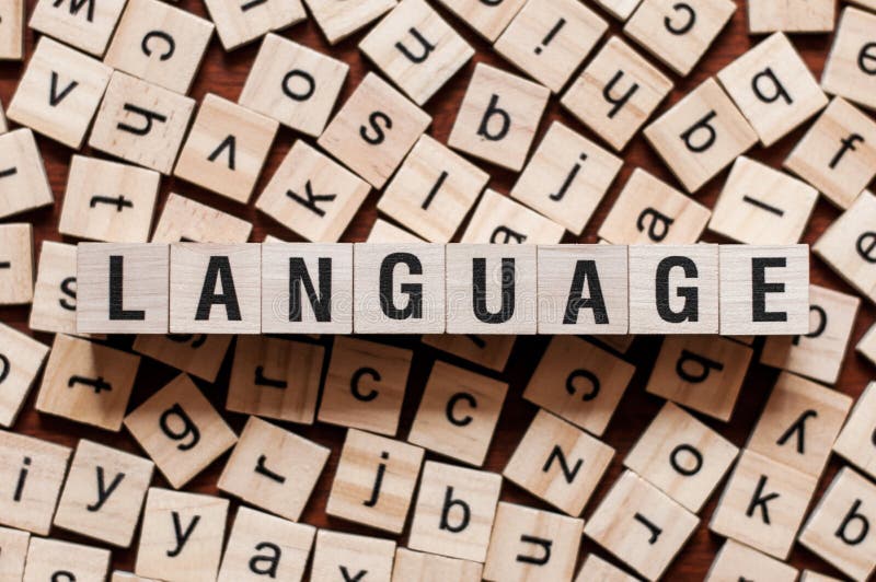 Language word concept stock photo. Image of educational - 144341062