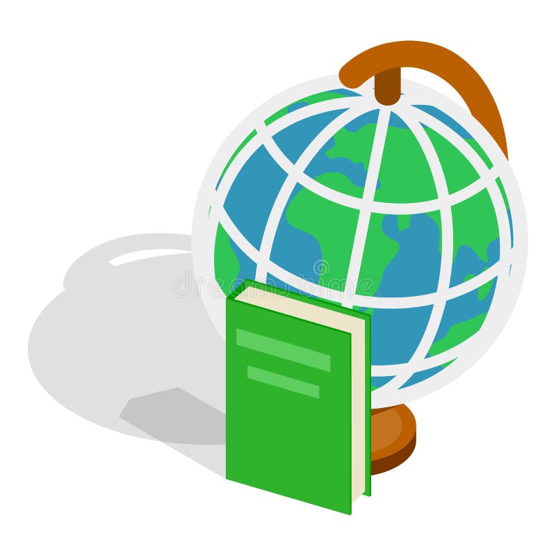 Languages Learning Icon, Isometric Style Stock Vector - Illustration of ...