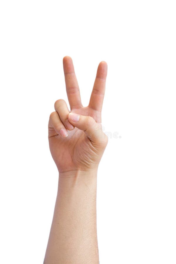 Langue des signes de main photo stock. Image du main - 30872020