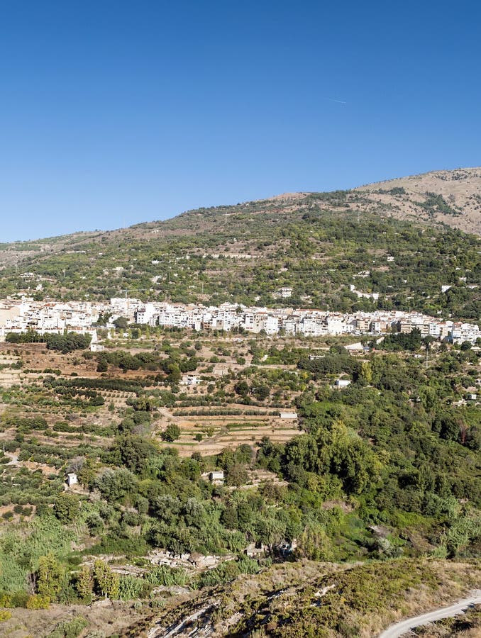 Pueblo De Lanjaron En Alpujarras De Granada Imagen de archivo - Imagen ...
