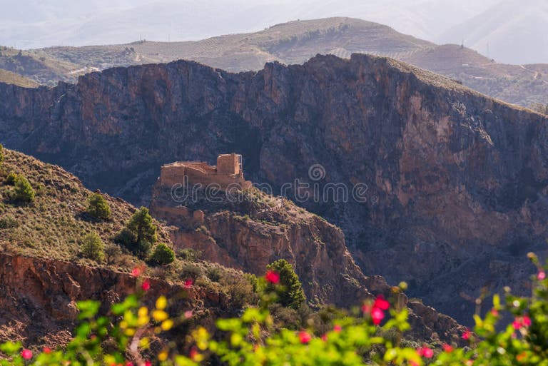 Lanjaron Castle or Also Known As Castle of the Moors in the Town of ...