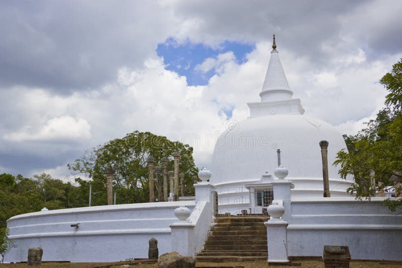 Lankaramaya, Anuradhapura, Sri Lanka Stock Photo - Image of religion ...