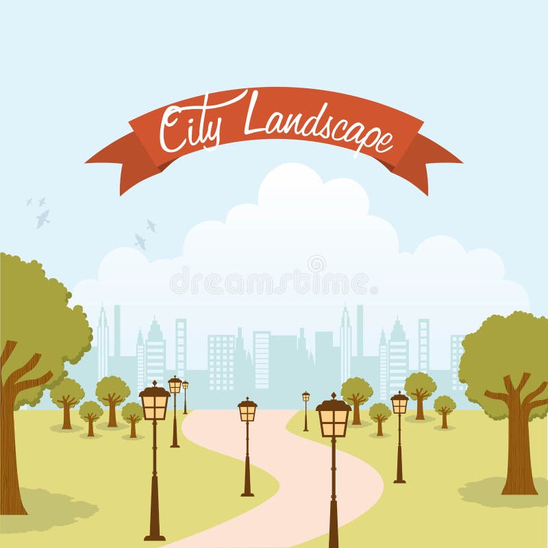 Lanscape design stock illustration. Illustration of laptop - 34111256