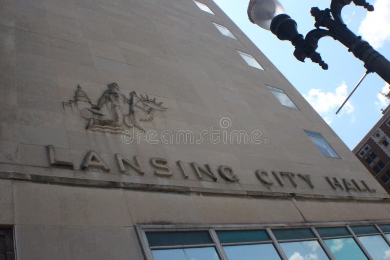 Lansing City Hall stock image. Image of capitol, hall - 97625689