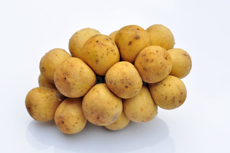 Lansium Domesticum Or Langsat. Stock Photo - Image of diet, lansium ...