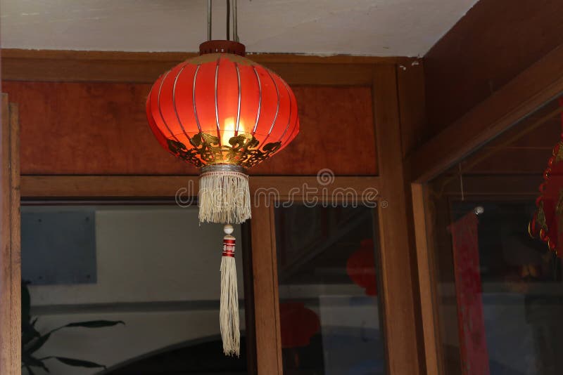 Lantern In Chinese Restaurant Stock Photo - Image of environment ...