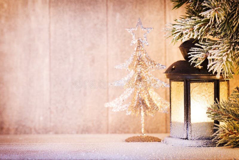 Lantern. Christmas Light, Christmas Decor and Scene Stock Photo - Image ...