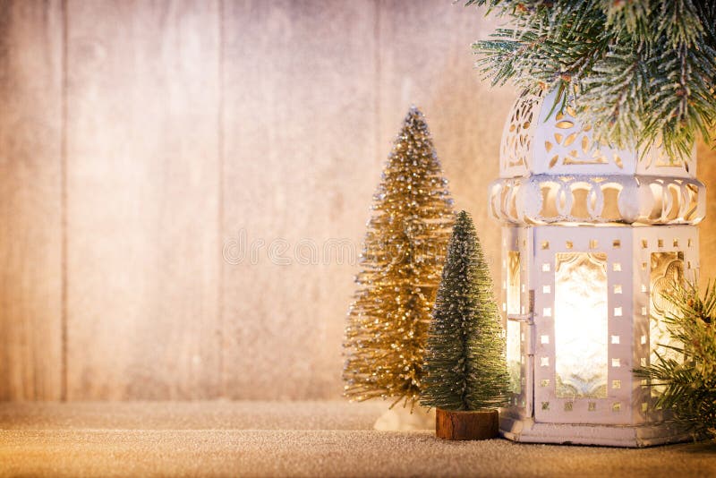 Lantern. Christmas Light, Christmas Decor and Scene Stock Photo - Image ...