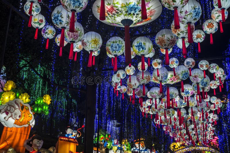 Lantern Exhibition in Beijing, China Editorial Image - Image of ...