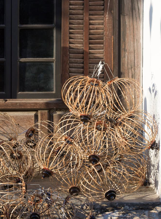 Lantern Frames in Hoi an, Vietnam Stock Image - Image of sell, view ...