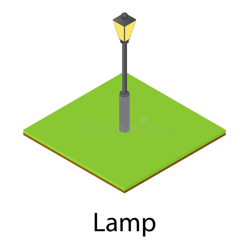 Lantern Icon, Isometric Style Stock Vector - Illustration of isometric ...