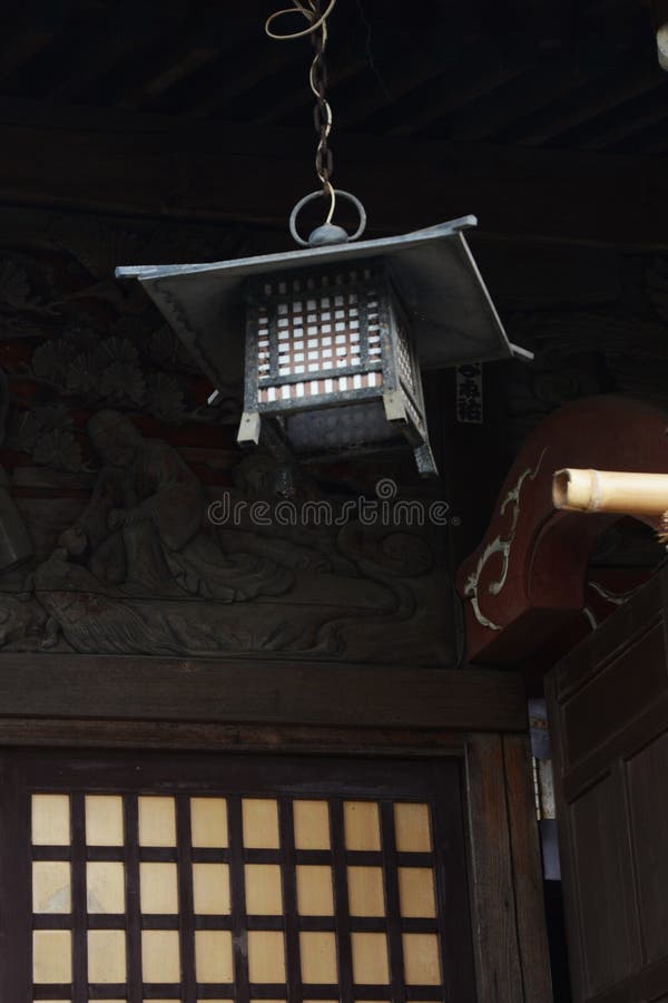Lantern in the shrine stock photo. Image of shinti, electrical - 135250238