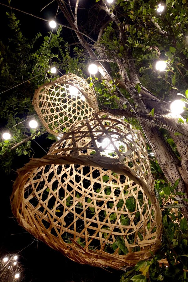 A Lantern that Lights Up at Night. Stock Photo - Image of decorate ...