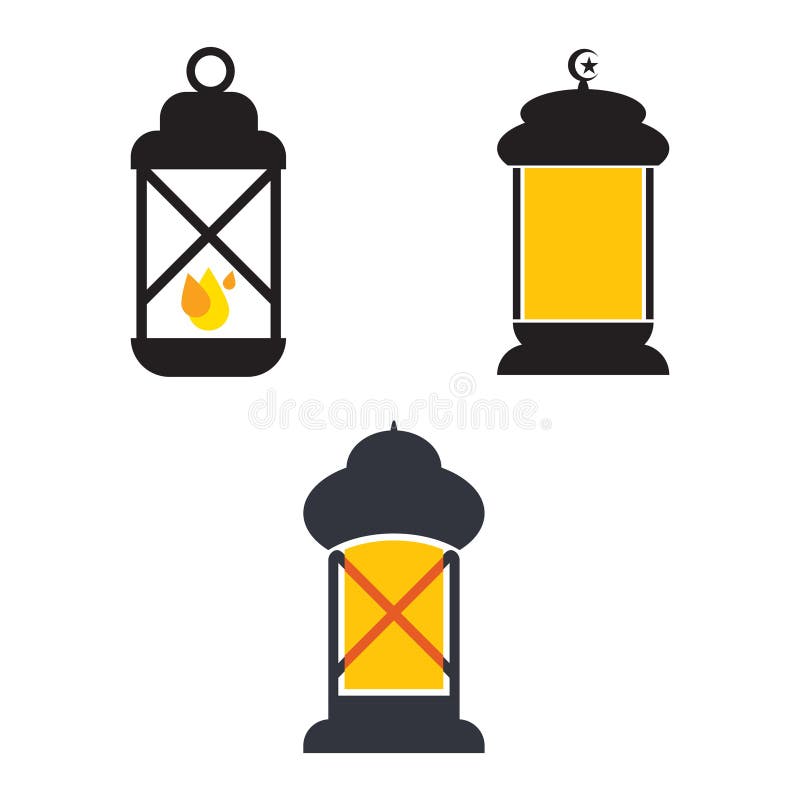 Lantern Logo Vector Template Stock Vector - Illustration of beautiful ...