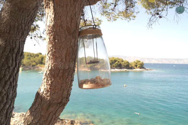 Lantern stock image. Image of relax, lantern, coast, hanging - 78698771