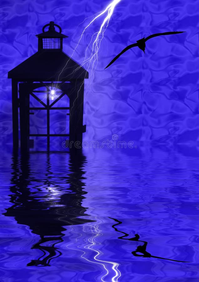Lantern Reflections stock image. Image of lightning, light - 446981