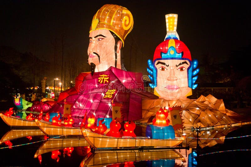 Lantern show editorial stock image. Image of culture - 18959419