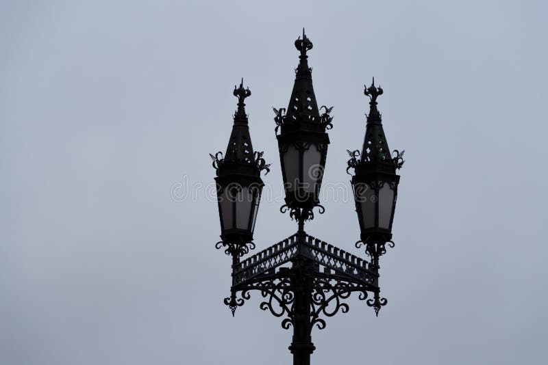 Gothic Street Light stock image. Image of nobody, light - 37473265