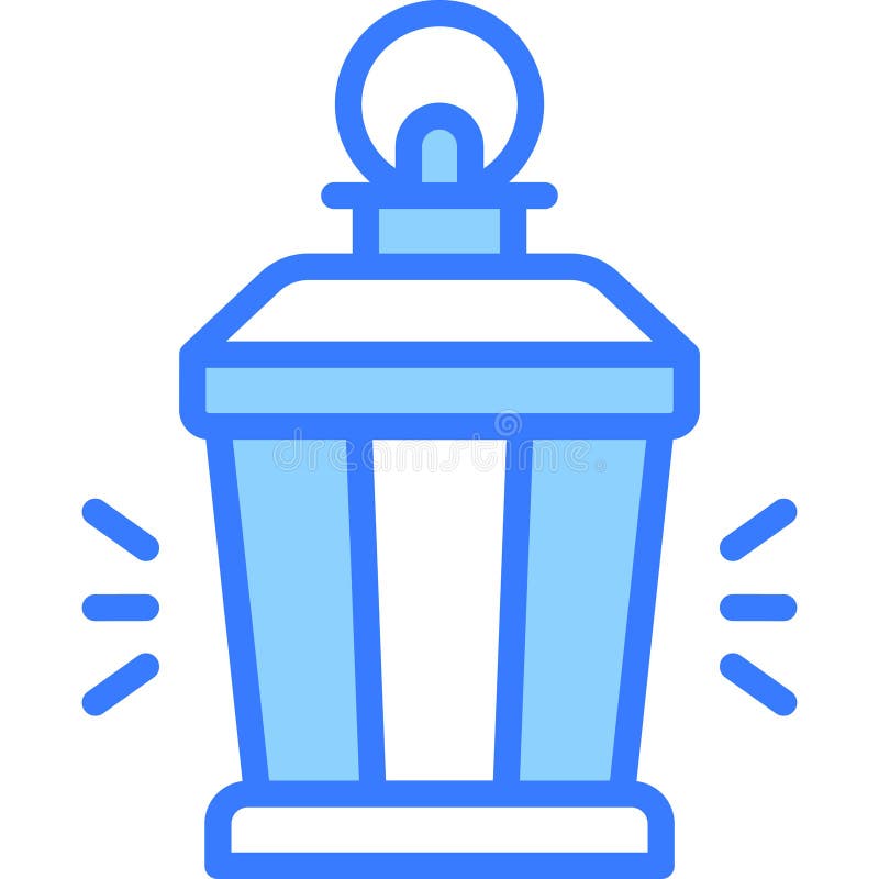 Lantern Vector Outline Colored Icon. Modern Colored Outline Symbols ...