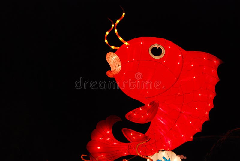Manifestazione Della Lanterna Del Pesce Fotografia Stock - Immagine di ...