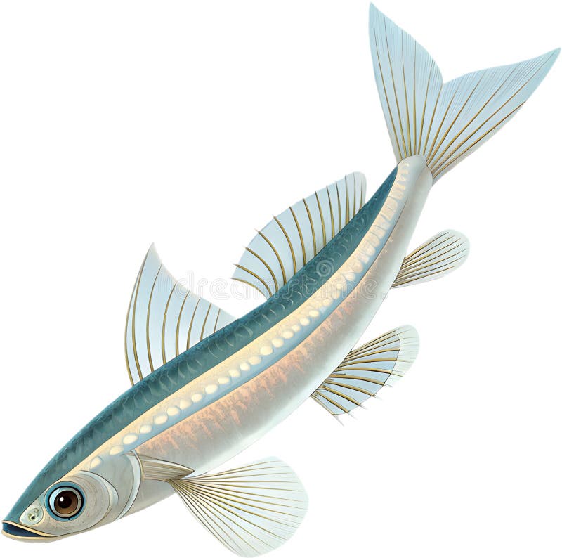 Lanternfish Features Glowing Bioluminescent Organs for Underwater Light ...