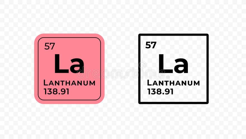 Lanthanum, Chemical Element of the Periodic Table Vector Stock Vector ...