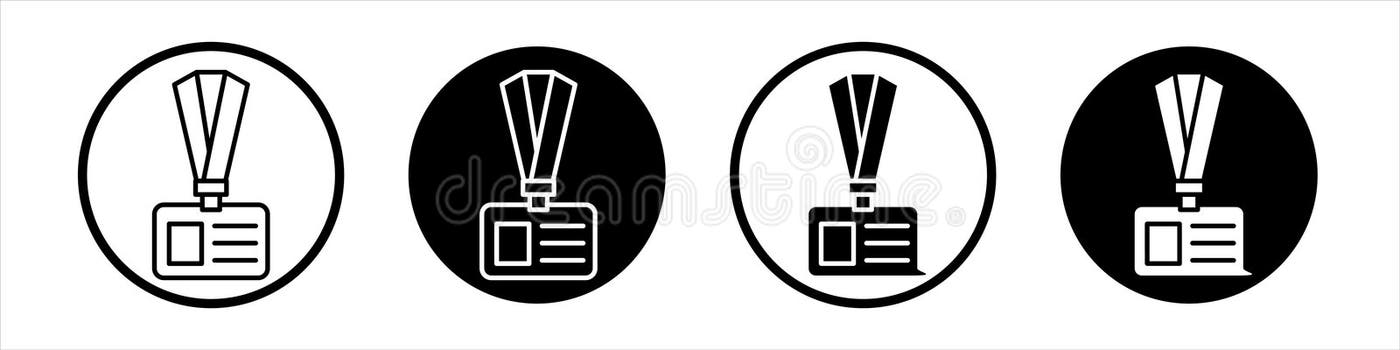Access Lanyard Icon Stock Illustrations – 2,733 Access Lanyard Icon ...