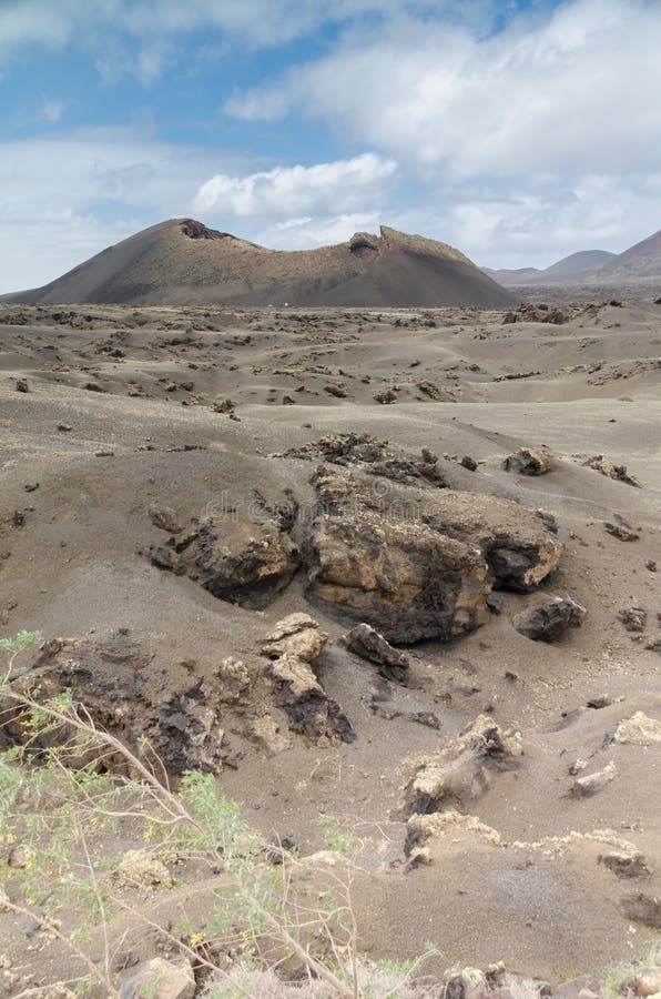 Lanzerote volcano stock photo. Image of dormant, craters - 89384050