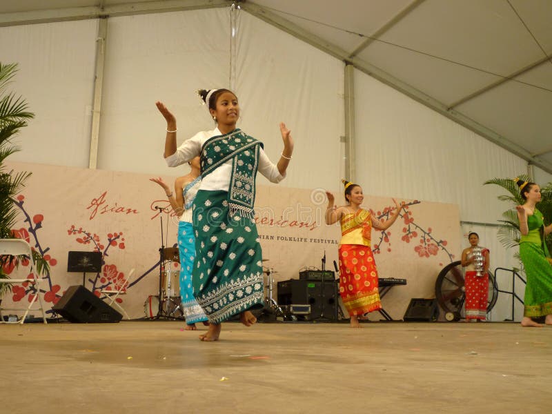 Laos Dancers editorial photography. Image of asian, stage - 14913992
