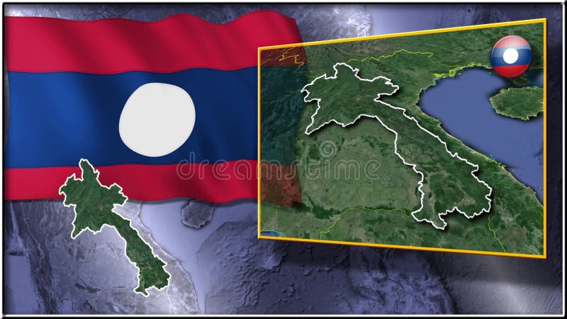 Laos Infographic Animation Map Stock Video - Video of estonia ...