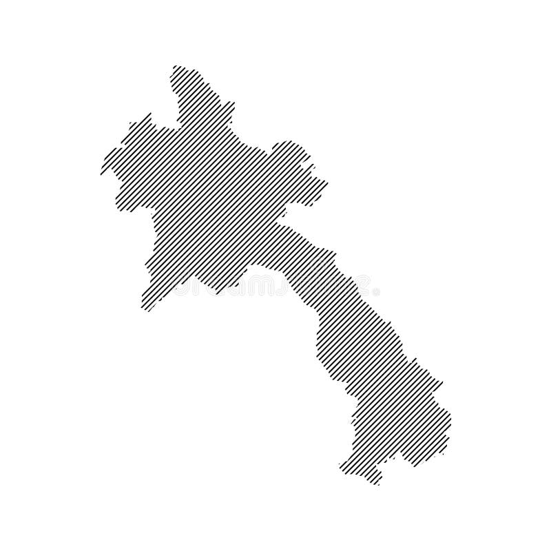 Laos map icon stock illustration. Illustration of land - 347871023