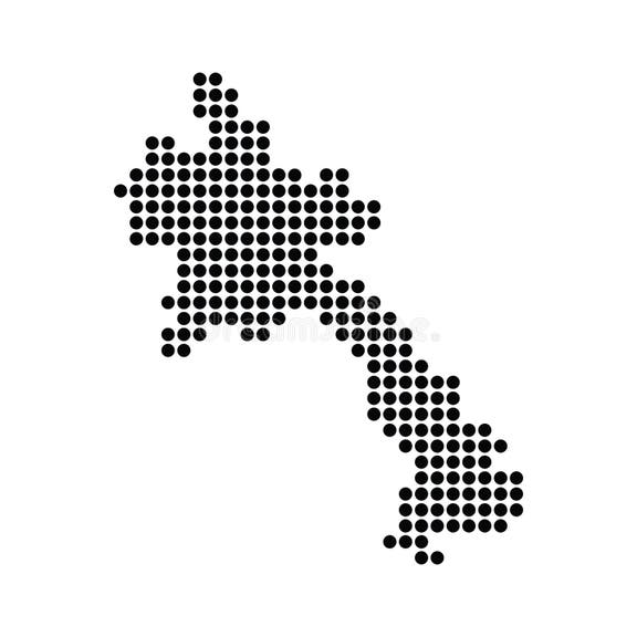 Laos map icon stock vector. Illustration of cartography - 317527551