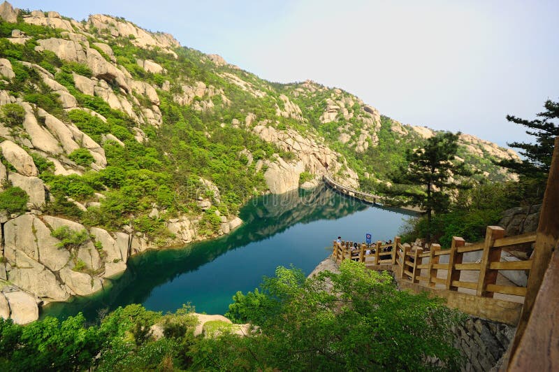 Laoshan mountain stock photo. Image of cloud, culture - 9386554