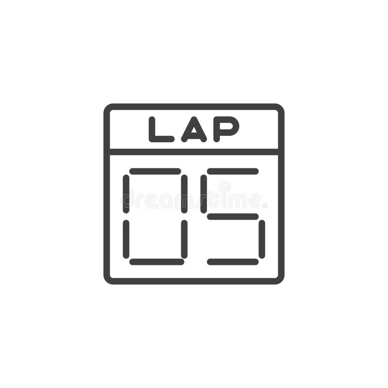 Lap Counter Symbol Stock Illustrations – 71 Lap Counter Symbol Stock ...