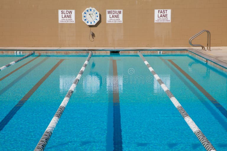 Lap Swimming Pool stock image. Image of fast, lane, slow - 23937469