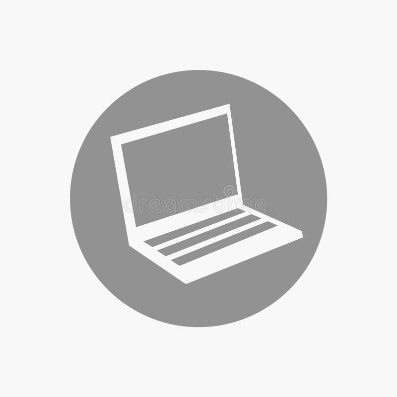 Lap top icon stock illustration. Illustration of design - 261573260