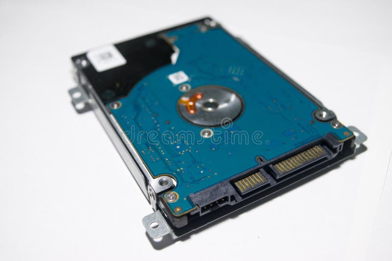 Lap Top Mini Hard Disk Old SSD Data Storage Stock Image - Image of ...